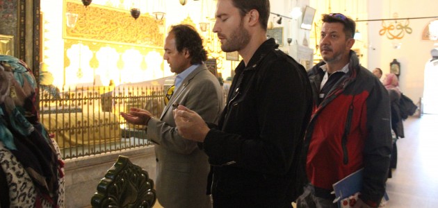 Adam Dormi, Mevlana Türbesi'ni ziyaret etti