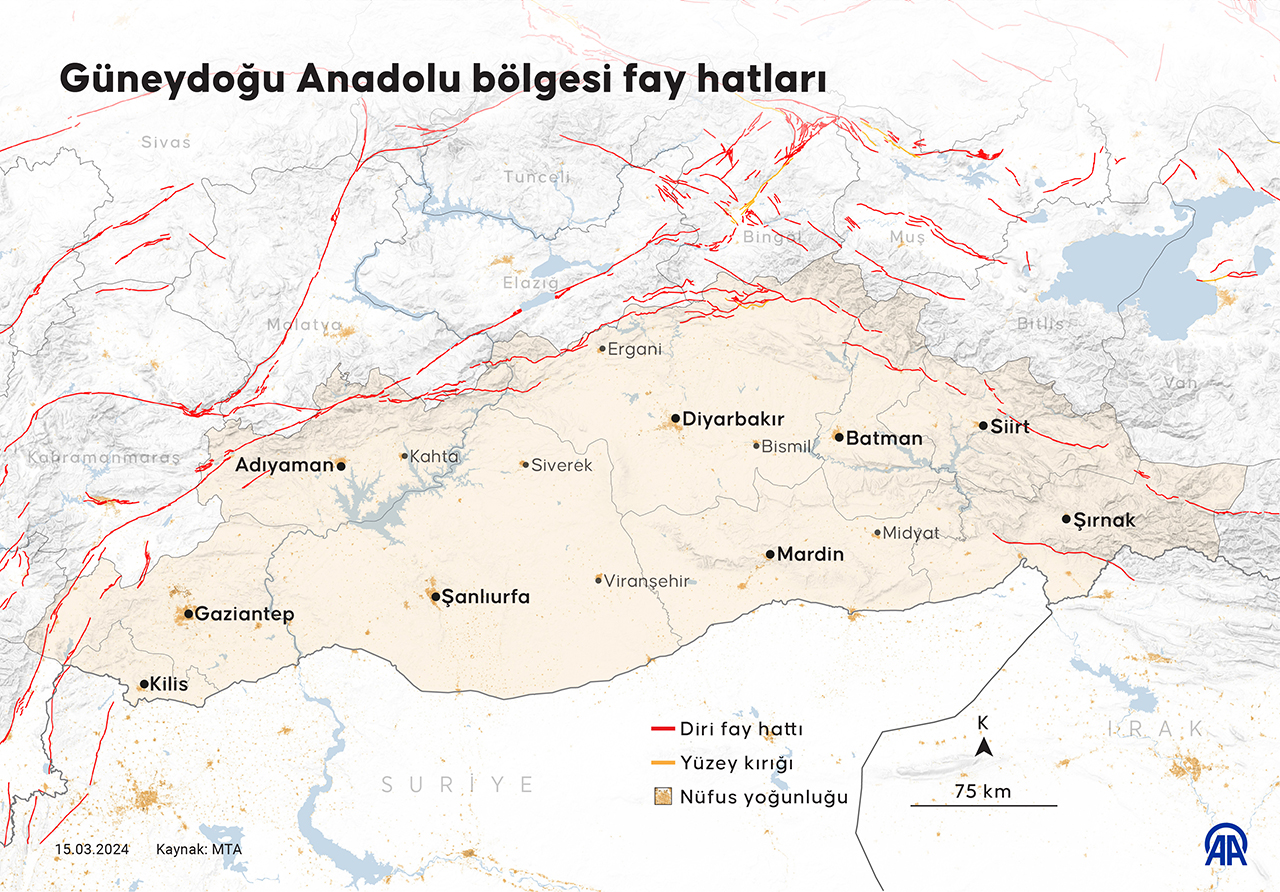 Türkiye diri fay hattı haritası güncellendi! Konya deprem riski taşıyan ...